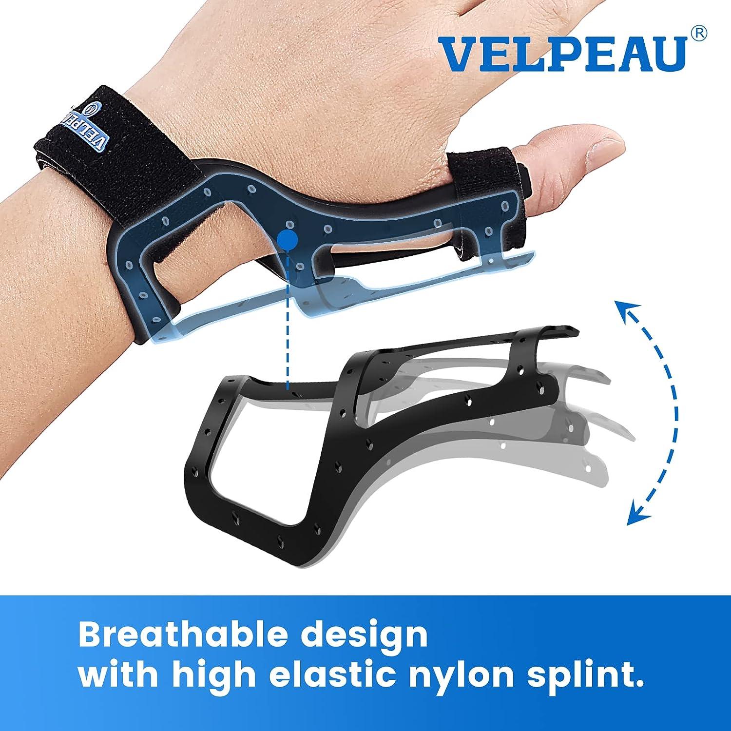 Velpeau Silicone Thumb Spica Splint - Reversible Brace for Tendonitis ...
