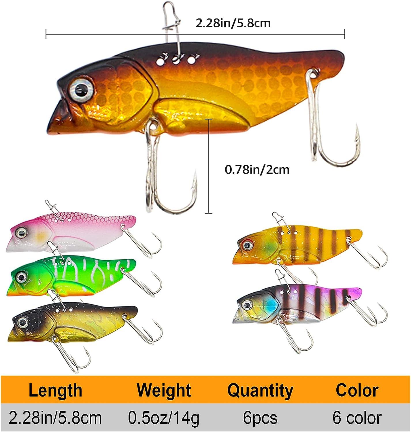 Ghanneey Fishing Lures Fishing Spoons Fishing Spinner Blades Spoon with ...