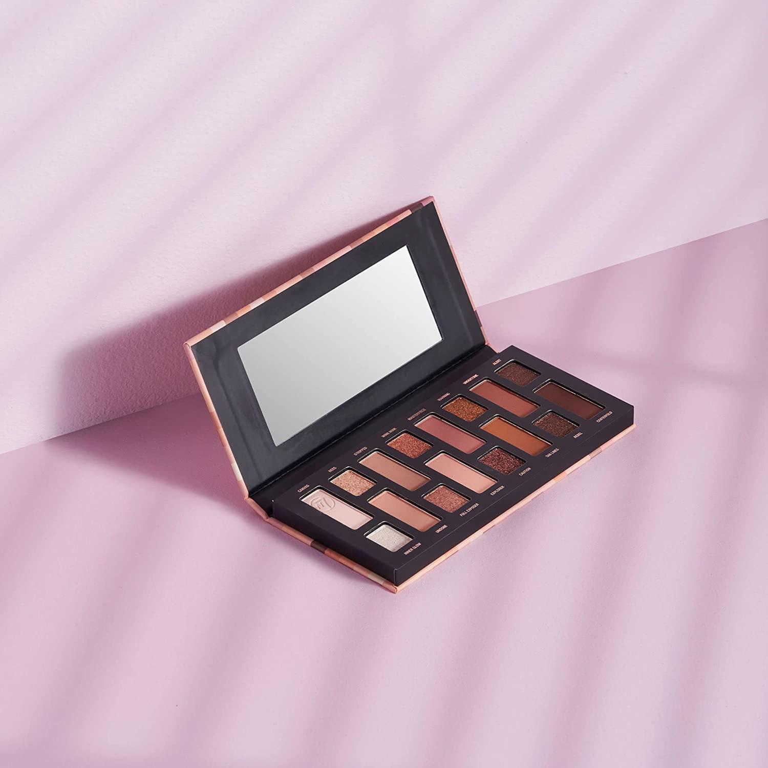 W7 Nudification Pressed Pigment Palette - 16 Nude Colors for Flawless ...