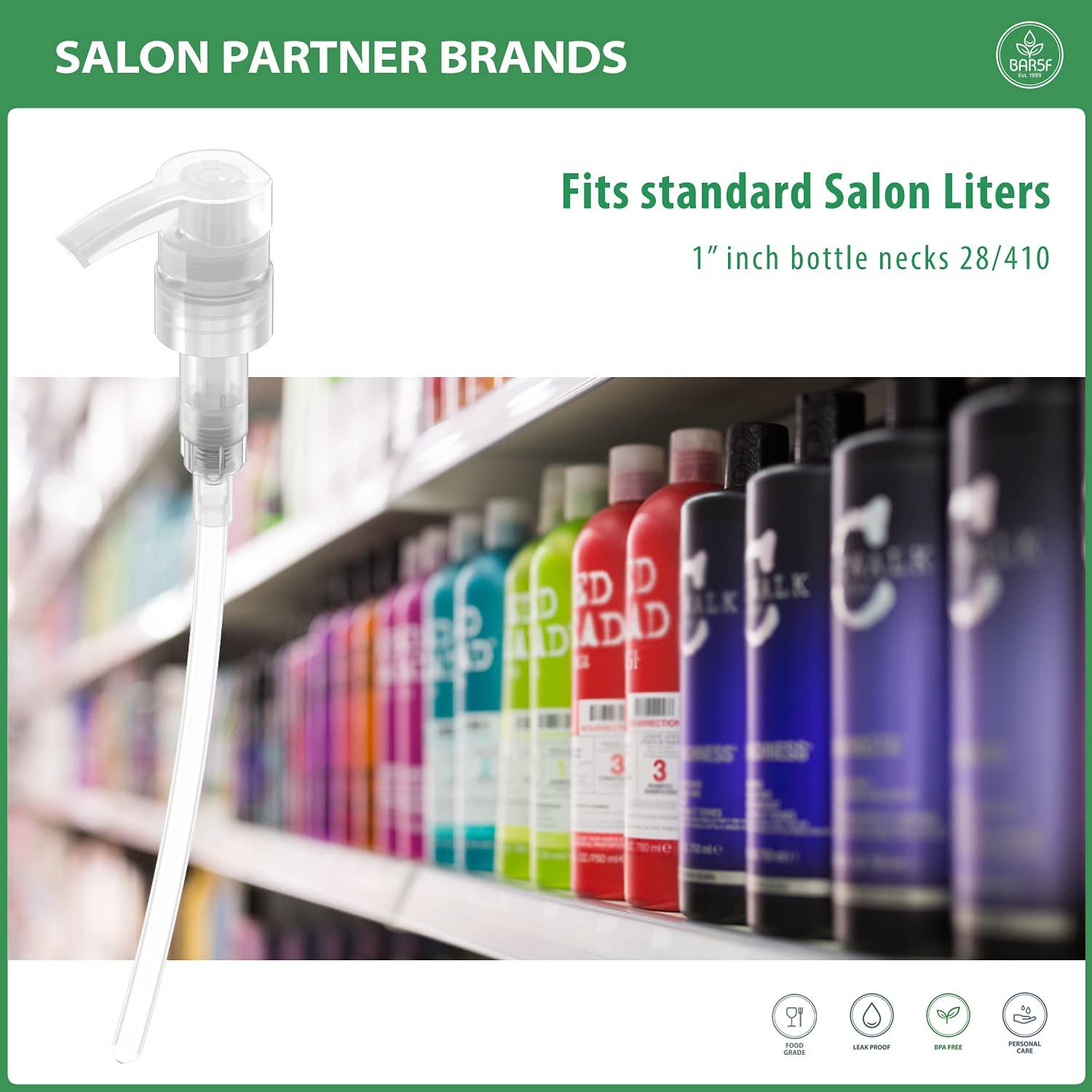 Bar5F 1 Liter Shampoo/Conditioner Dispenser Pump - 28mm Neck Size ...
