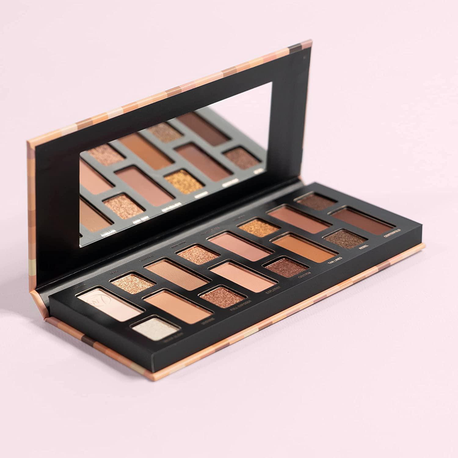 W7 Nudification Pressed Pigment Palette - 16 High Impact Nude Colors ...