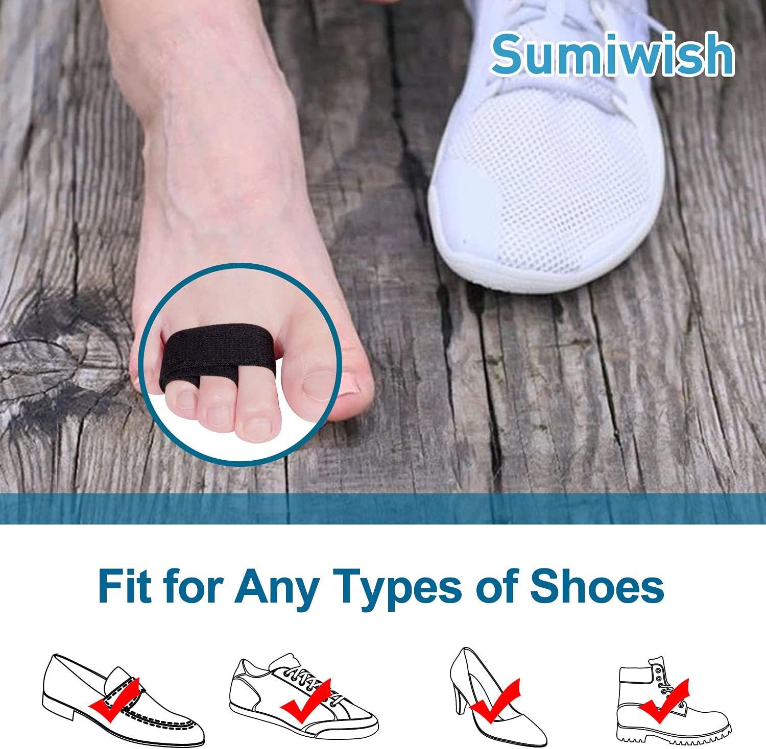 Sumiwish Toe Straighten Bandages | 10-Pack Toe Wraps & Splints for ...