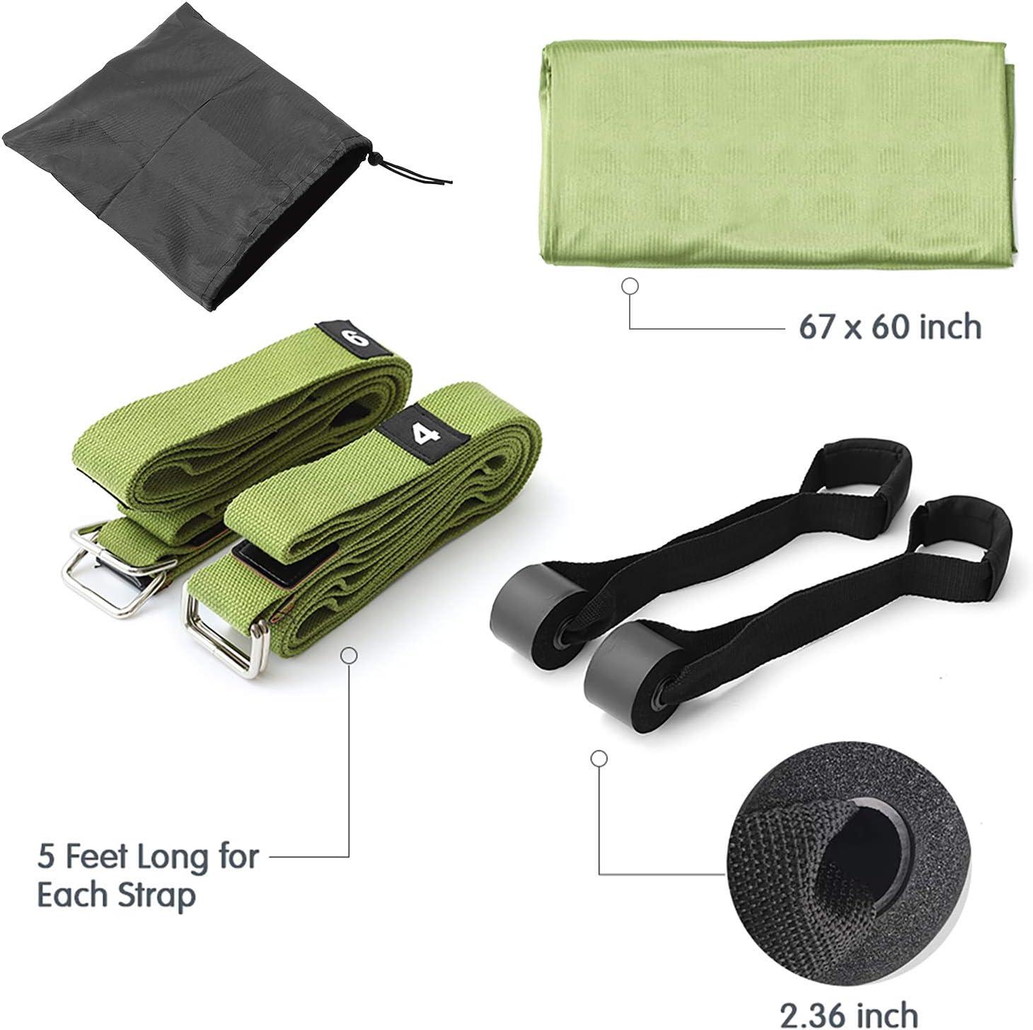 Leg Stretcher Strap with Door Anchor for Ballet, Aerial Yoga & Dance ...