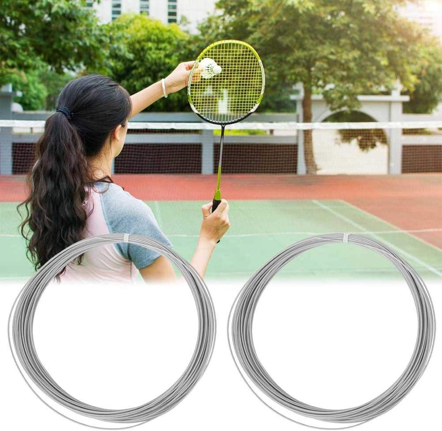 Buy Keenso Badminton Racket String - 2 Pieces 10m High Flexibility 0.7 ...
