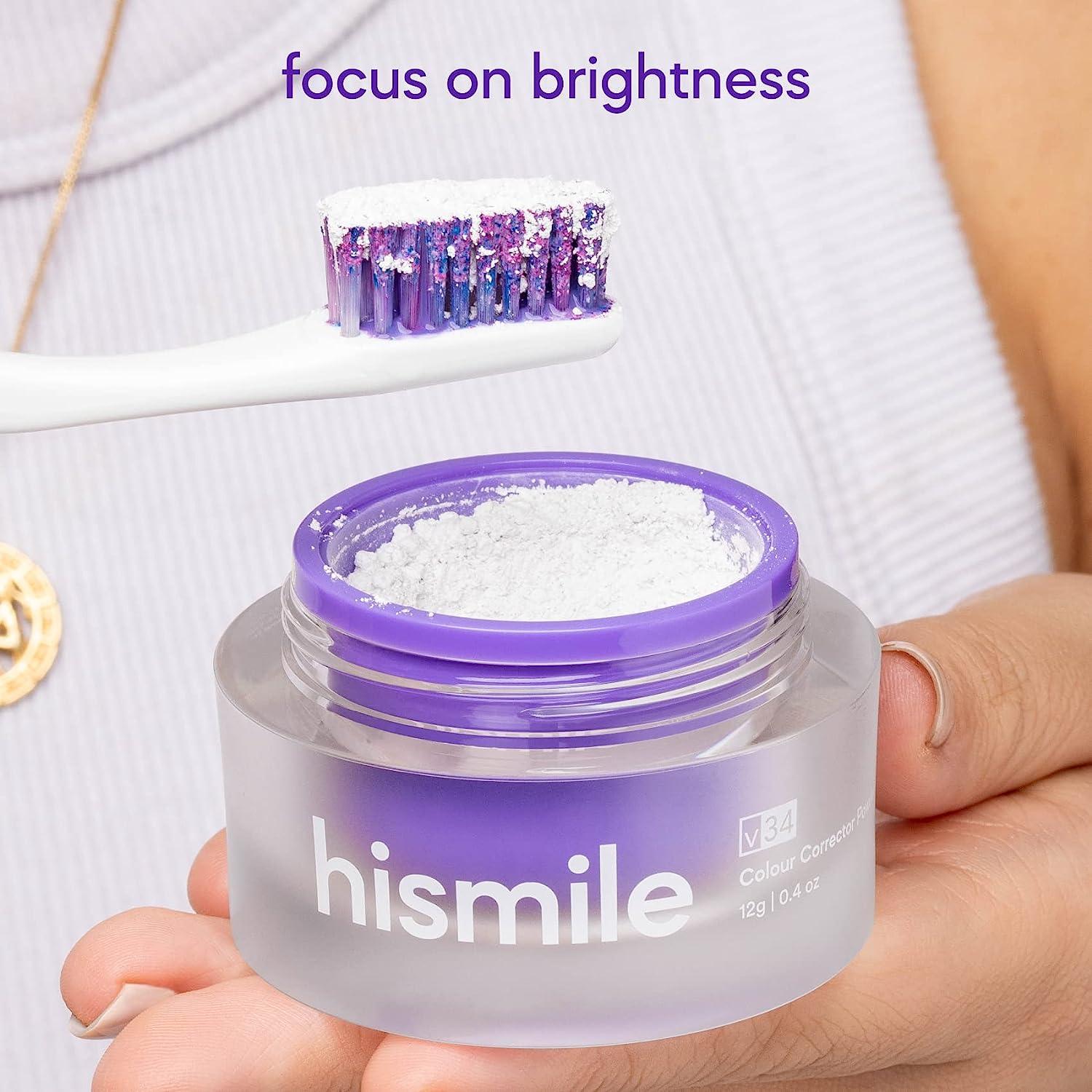 Hismile V34 Colour Corrector Powder | Teeth Whitening & Stain Removal ...