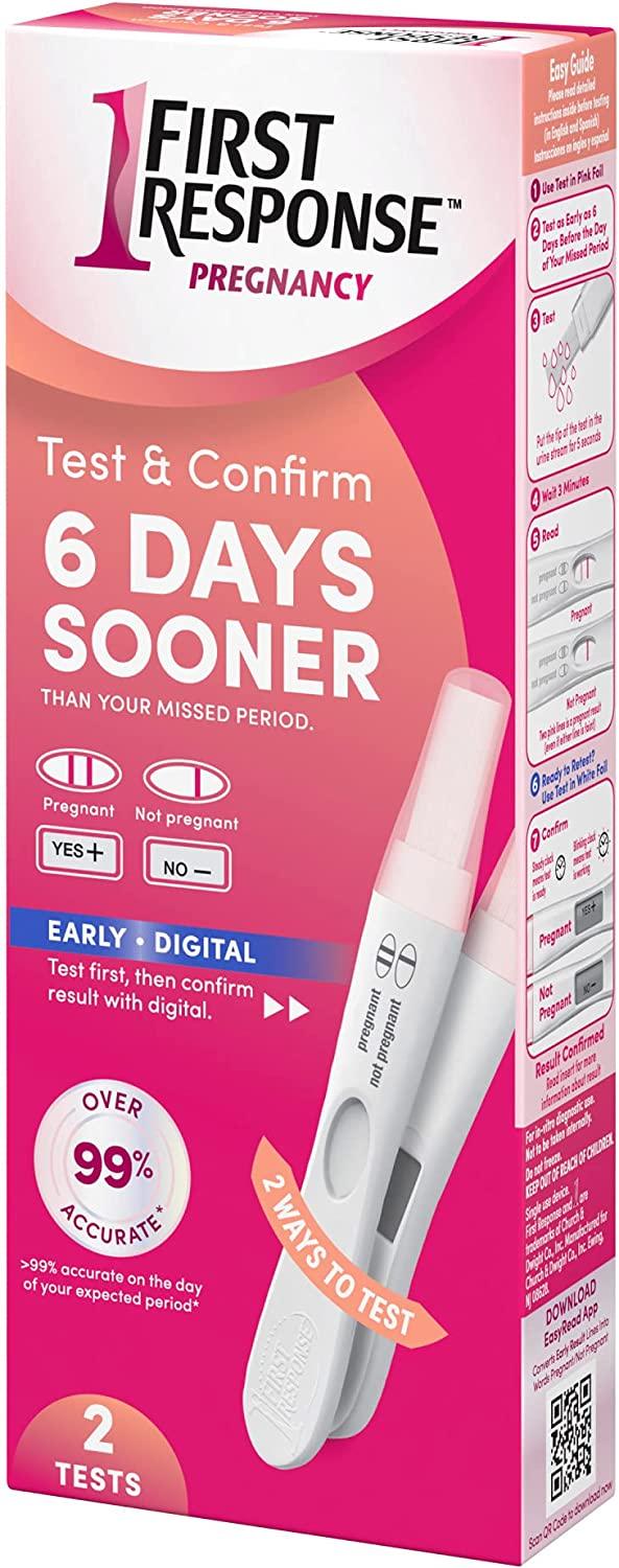 First Response Test & Confirm Pregnancy Test - 1 Line & Digital Test ...