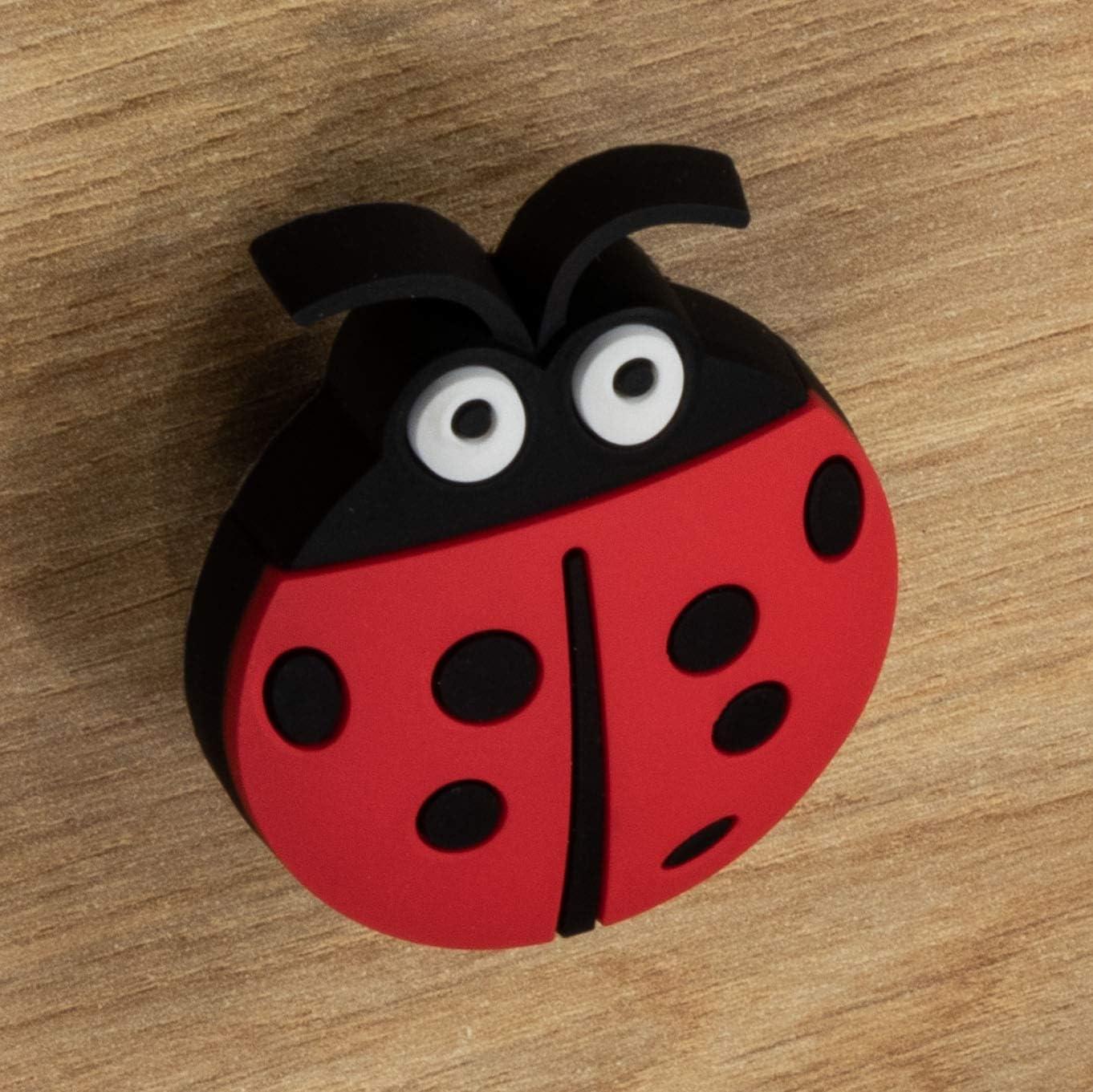 Gedotec Rubber Gear Children's Furniture Handle - Ladybug Motif Drawer ...