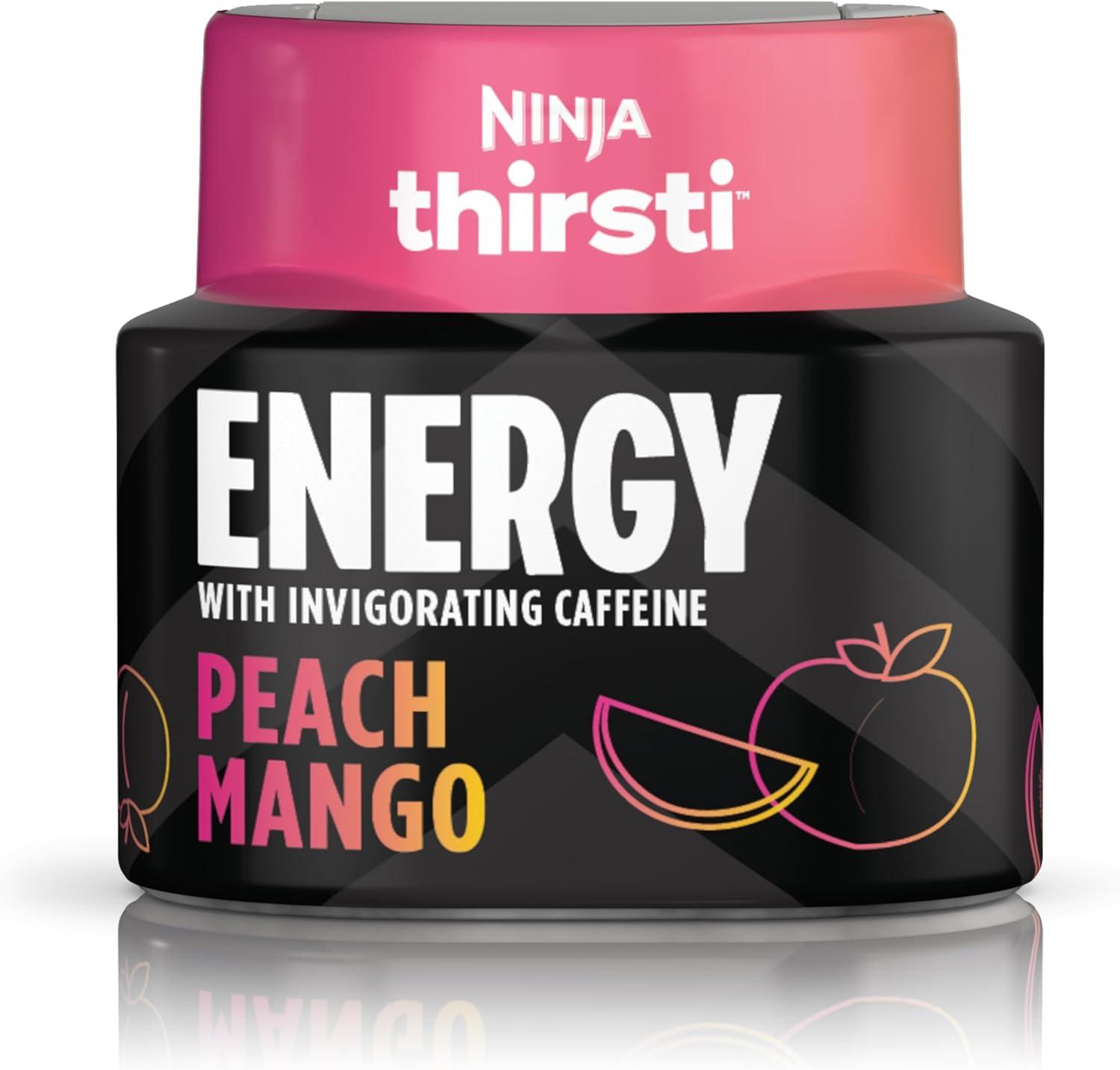 Ninja Thirsti ENERGY Peach Mango Flavoured Water Drops with ...