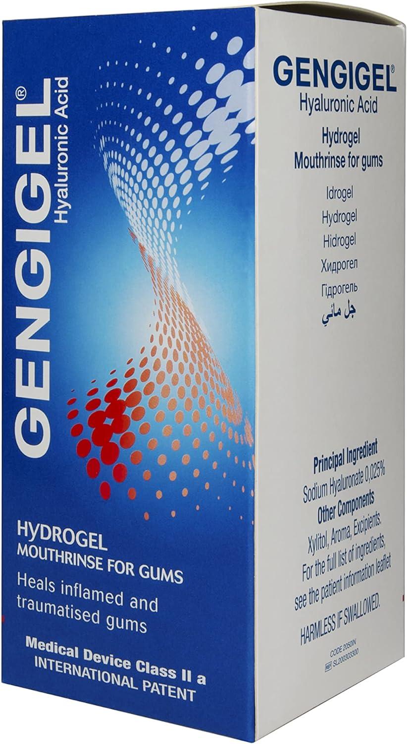 Gengigel Big Pack Mouthrinse 300ml - Enhanced with Hyaluronic Acid ...