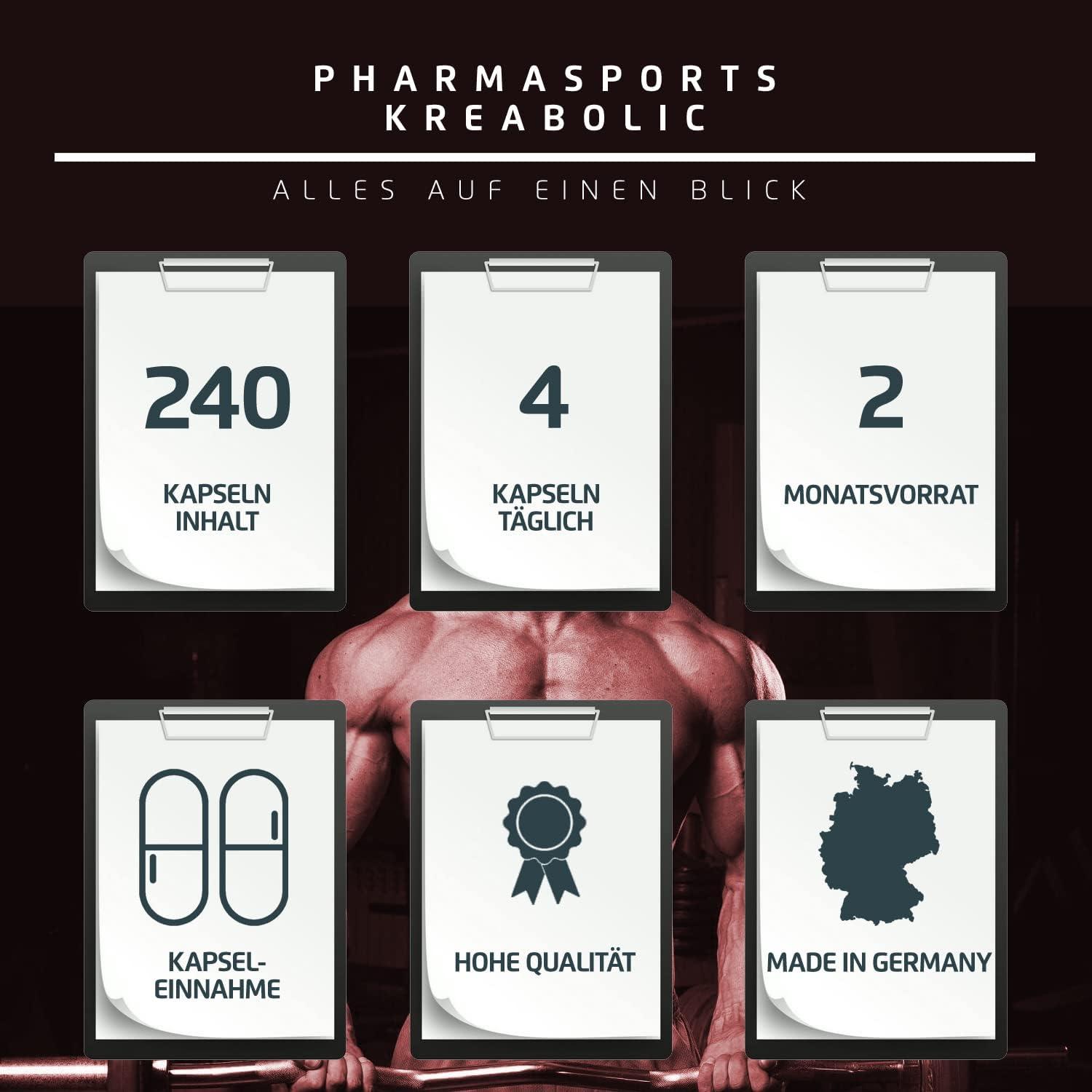 Kreabolic - Buffered Creatine 240 Capsules | Highly Concentrated ...