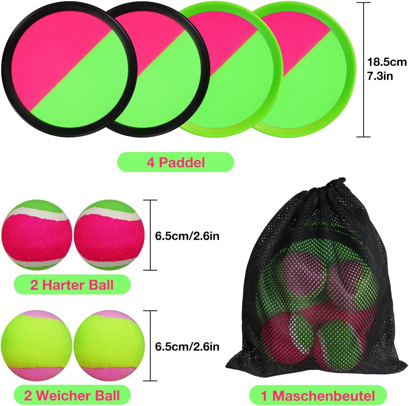 Jiosdo Velcro Fishing Ball Game - Fun Outdoor Game for Kids Ages 3-6 ...