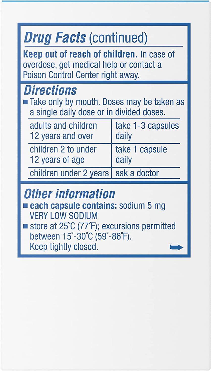 Colace Regular Strength Stool Softener | 100mg Capsules | 100 Count ...