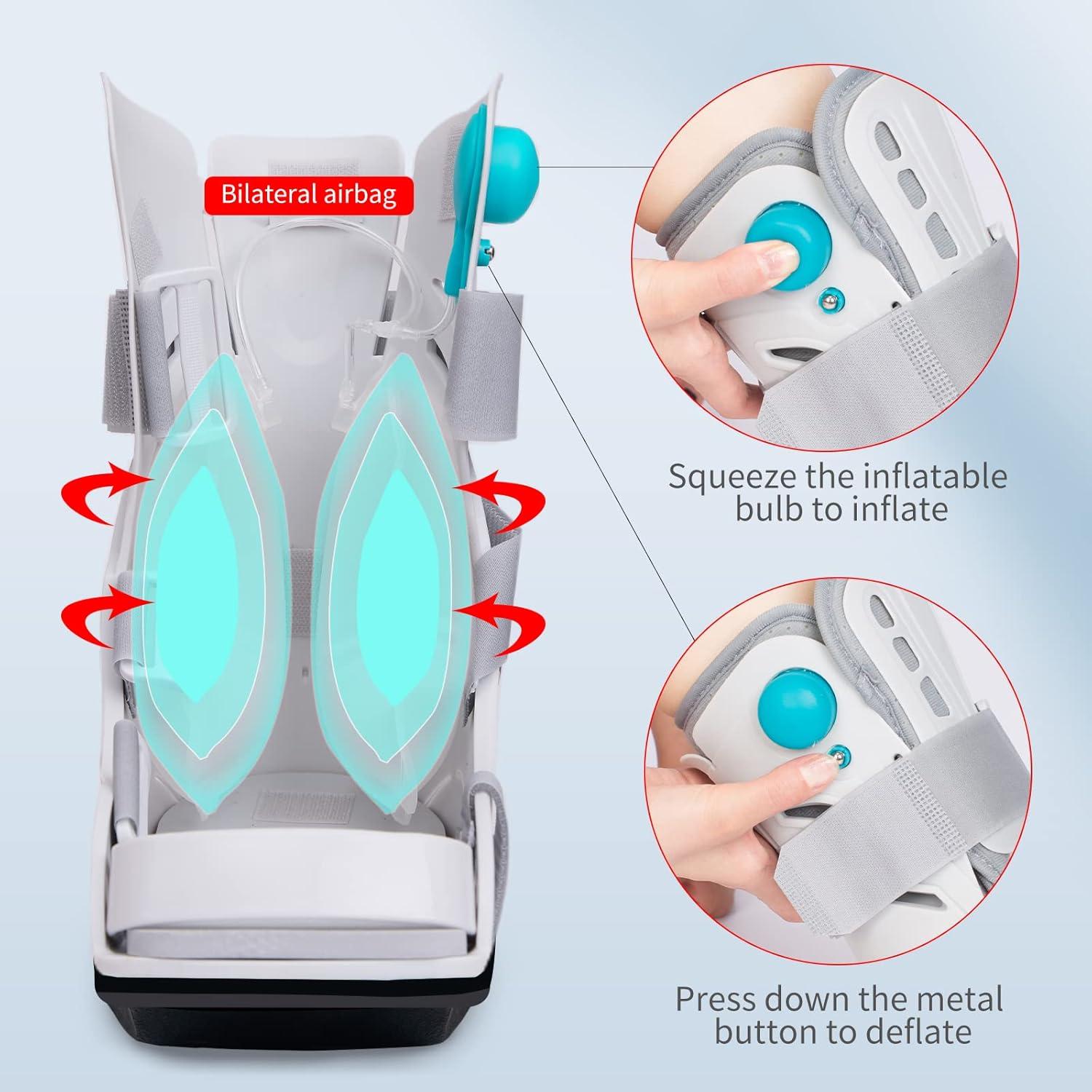 Offloading Walking Boot - Inflatable Air Cam Walker Brace for Fractures ...