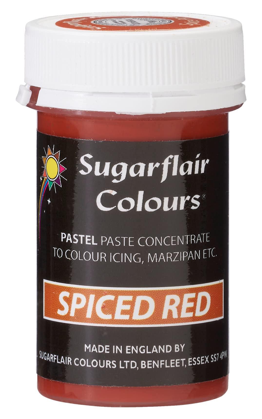 Spice Red Sugarflair Pastel Food Colouring Paste - 25g | Highly ...