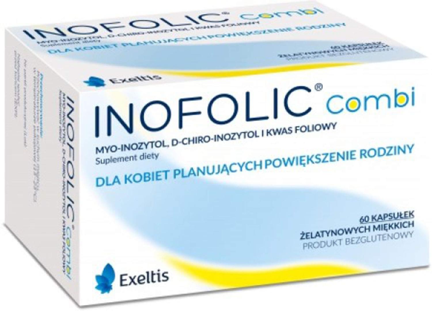 INOFOLIC Combi 60 Capsules - Balanced PCOS Support | Buy Now with ...