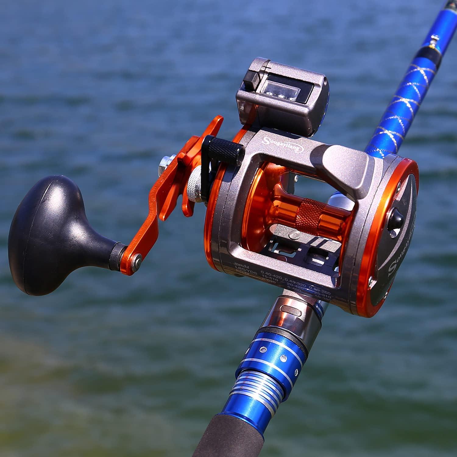 Sougayilang Line Counter Trolling Reel A-Thunder LS II 3000 - Right ...