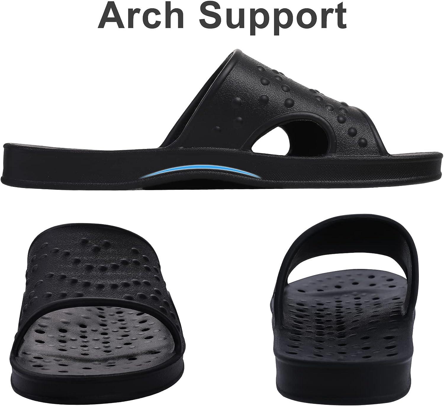 Women's Arch Support Shower Shoes | Quick Drying Pool Slides ...