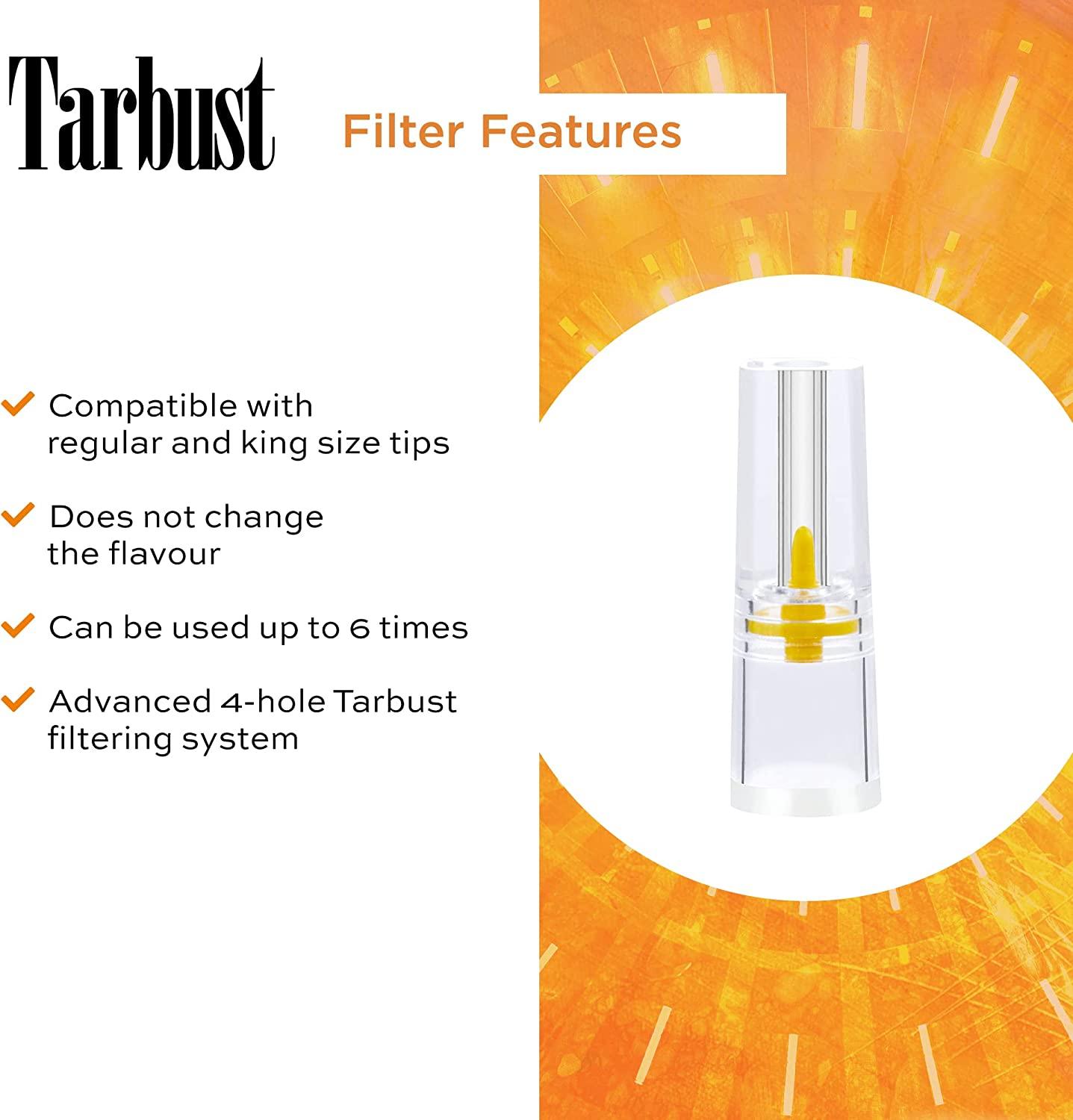 Tarbust Premium BPA Free Disposable Filters for Regular and King Sizes ...