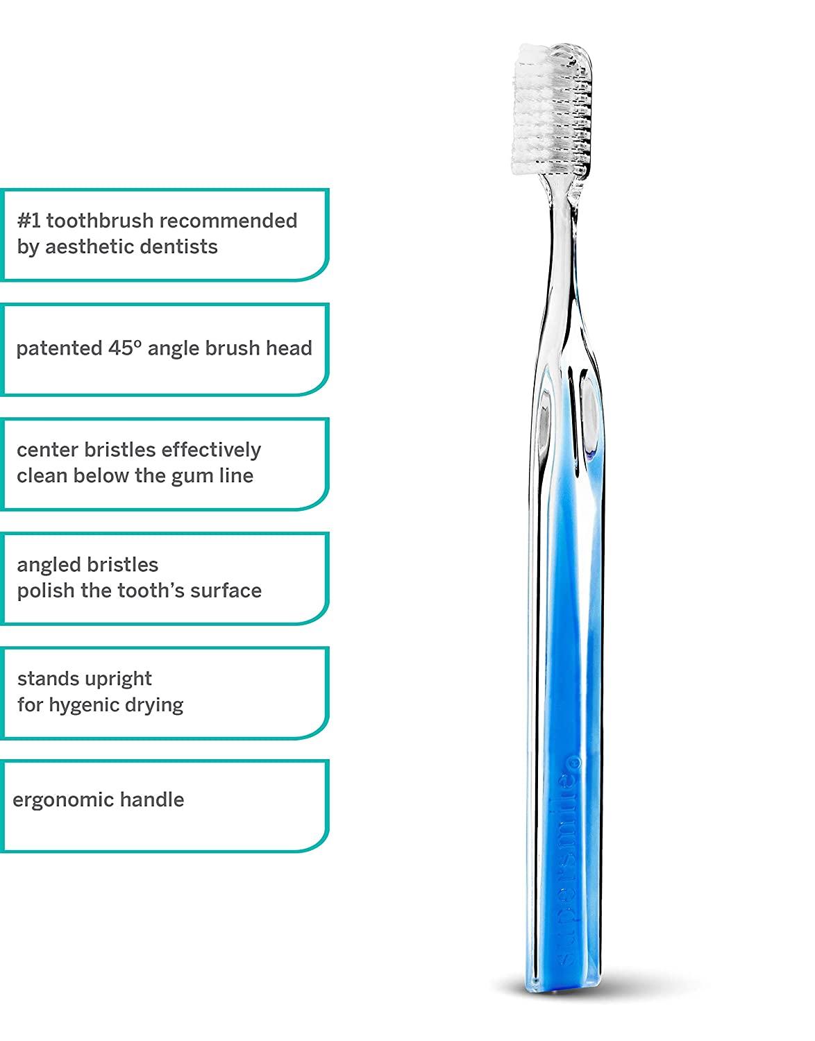 Supersmile Crystal Collection Blue Toothbrush | Enhance Your Smile ...