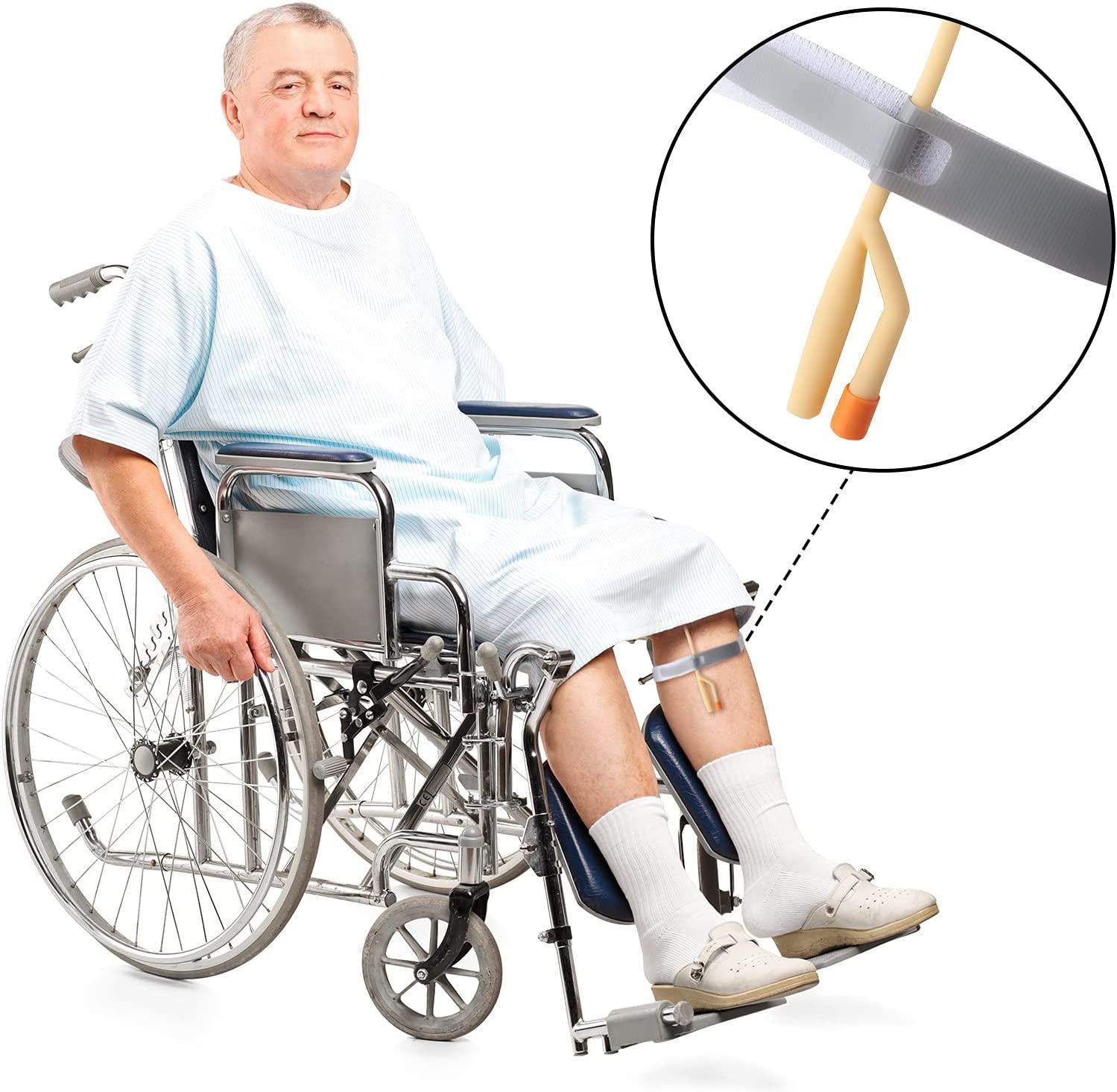 Foley Catheter Legband Holder with Anti-Slip Silicone Grip - Gray | Buy ...