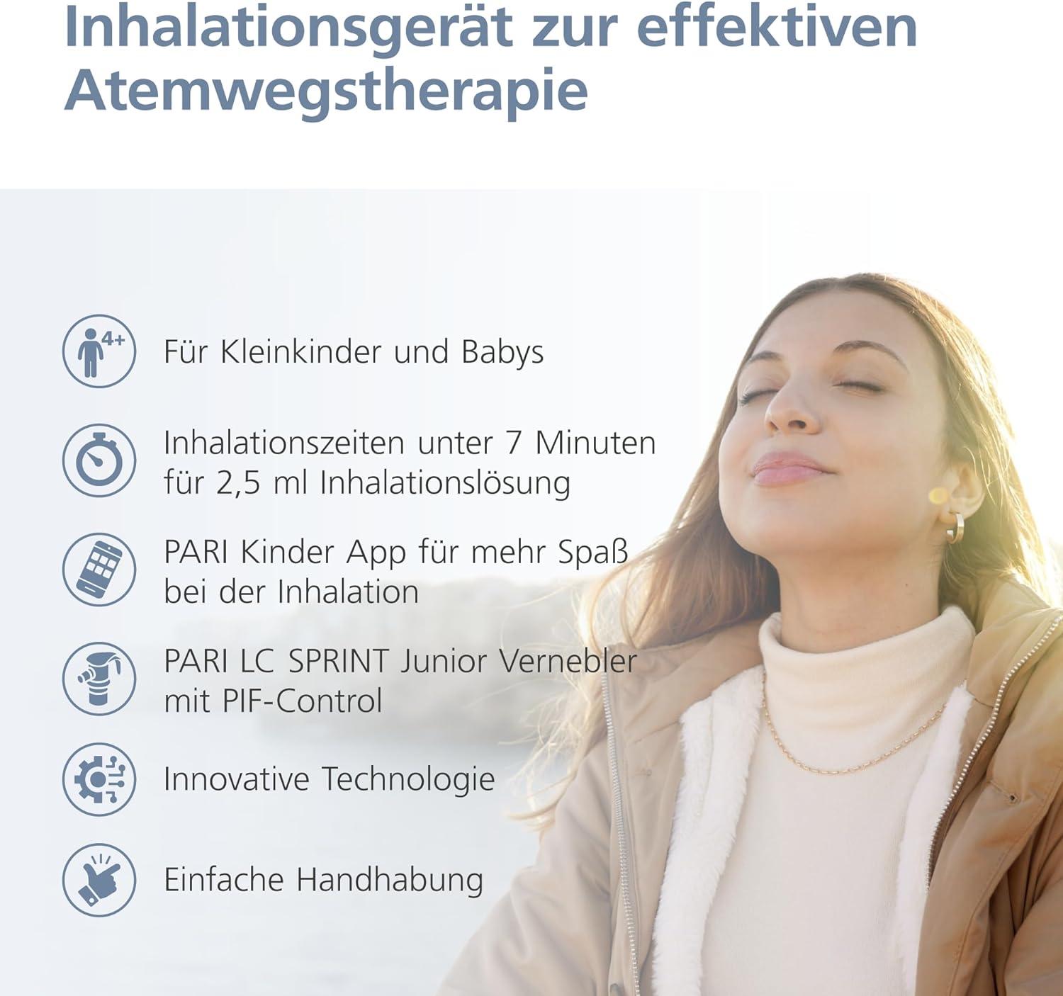 Pari Boy Junior Inhalation Device for Kids | PIF-Control Inhalator for ...