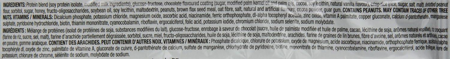 Nutribar Original Chocolate Peanut Butter Flavoured Protein Bars Meal ...
