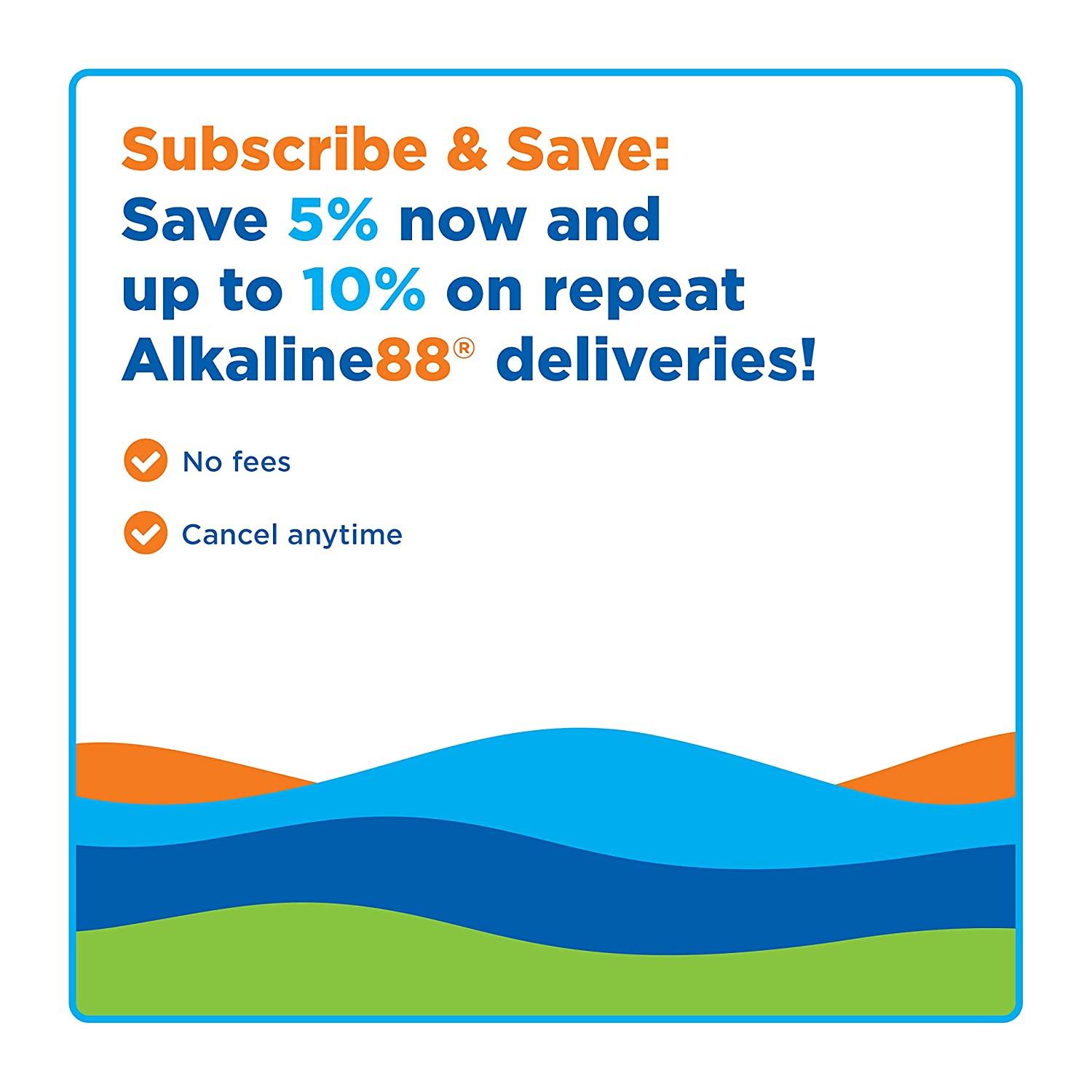 Alkaline88 Purified Ionized Water 500mL (24 Pack) | 8.8pH Balance ...