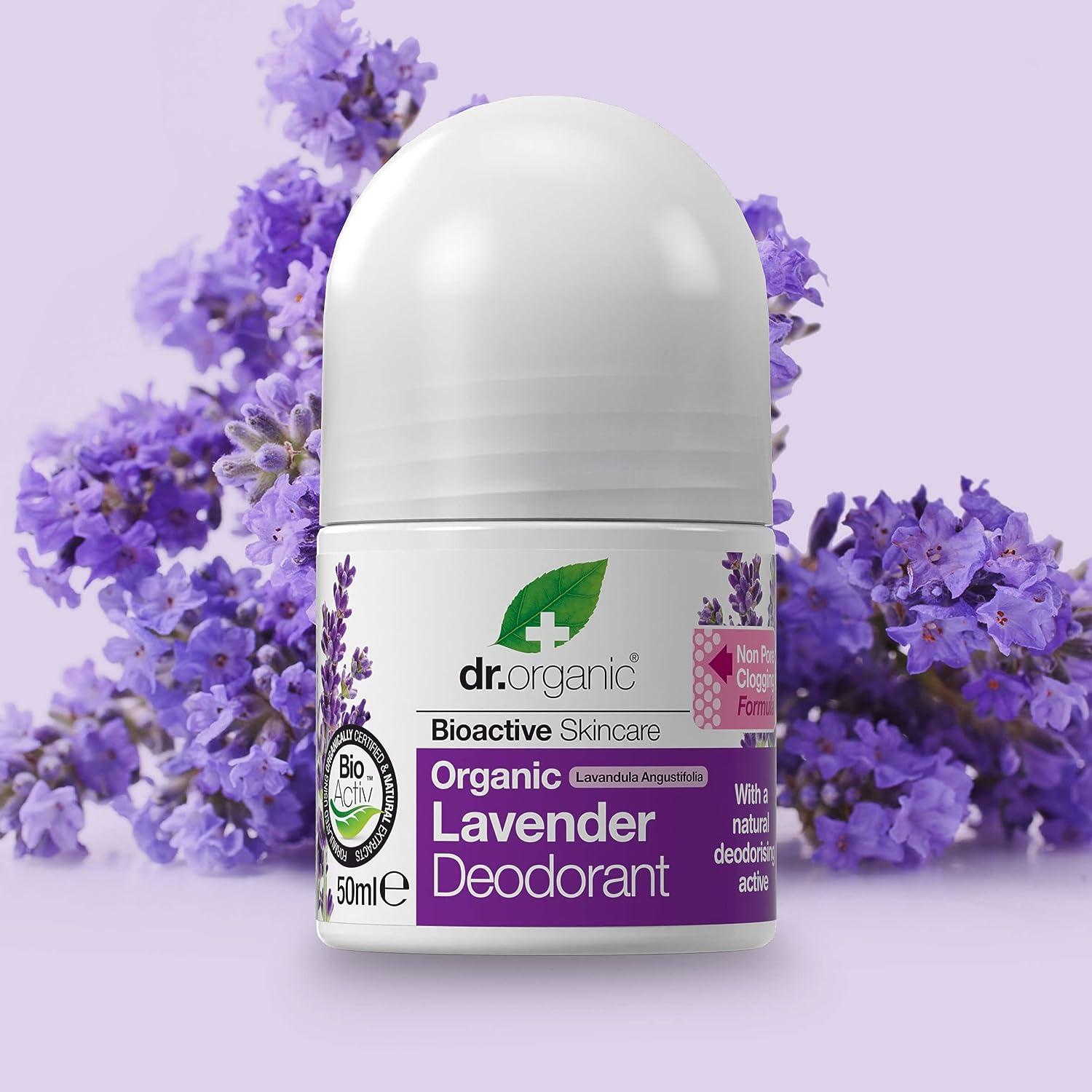 Dr Organic Lavender Deodorant | Natural Odor Protection for All-Day ...