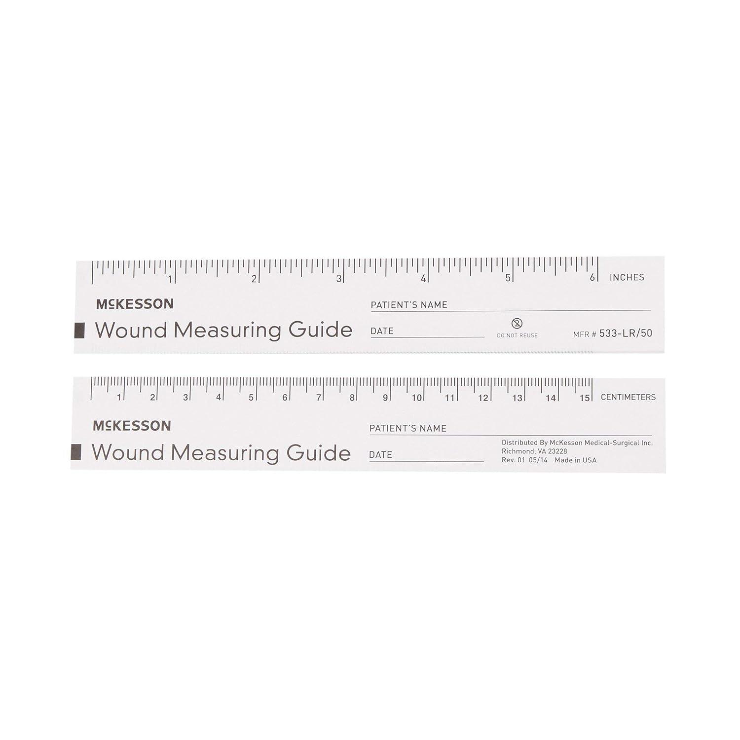 McKesson Wound Measuring Guide - 50 Each / Bag | Buy Now with Express ...