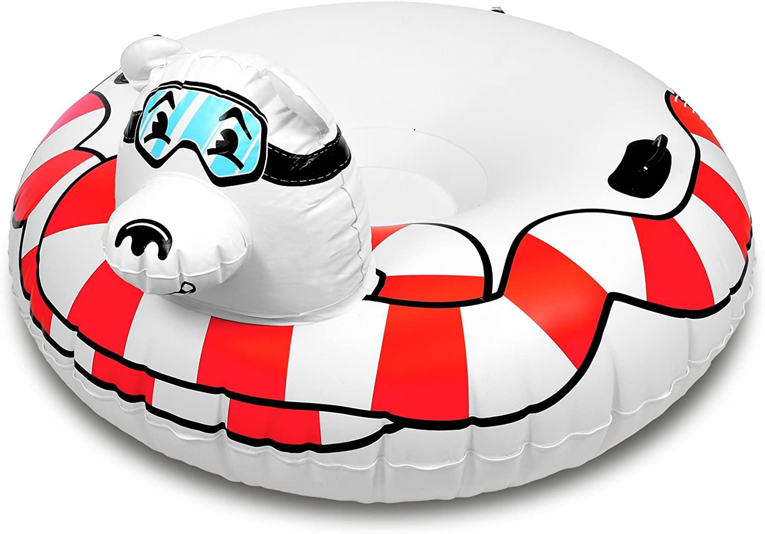 GoFloats Winter Snow Tube - Inflatable Sled for Kids & Adults - Unicorn ...