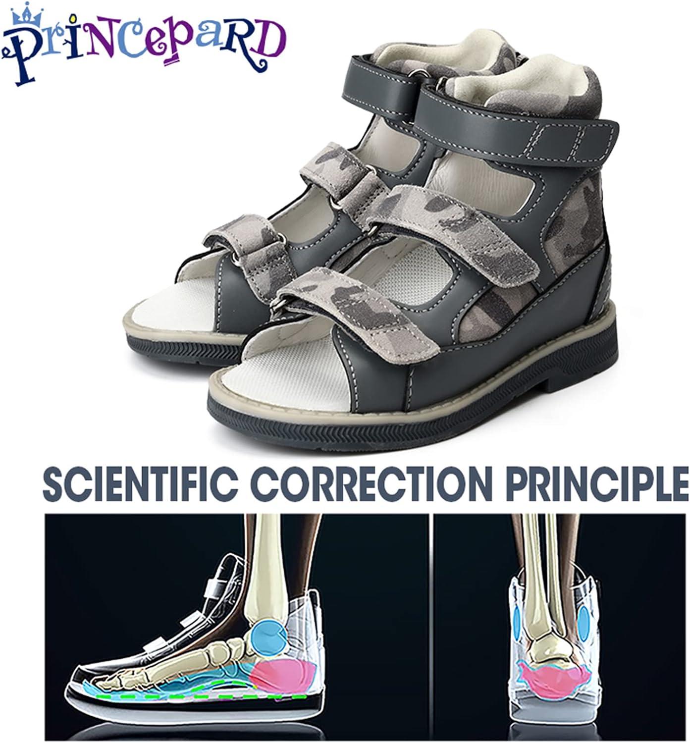 Princepard Orthopedic Sandals for Kids - High Back, Arch Support ...
