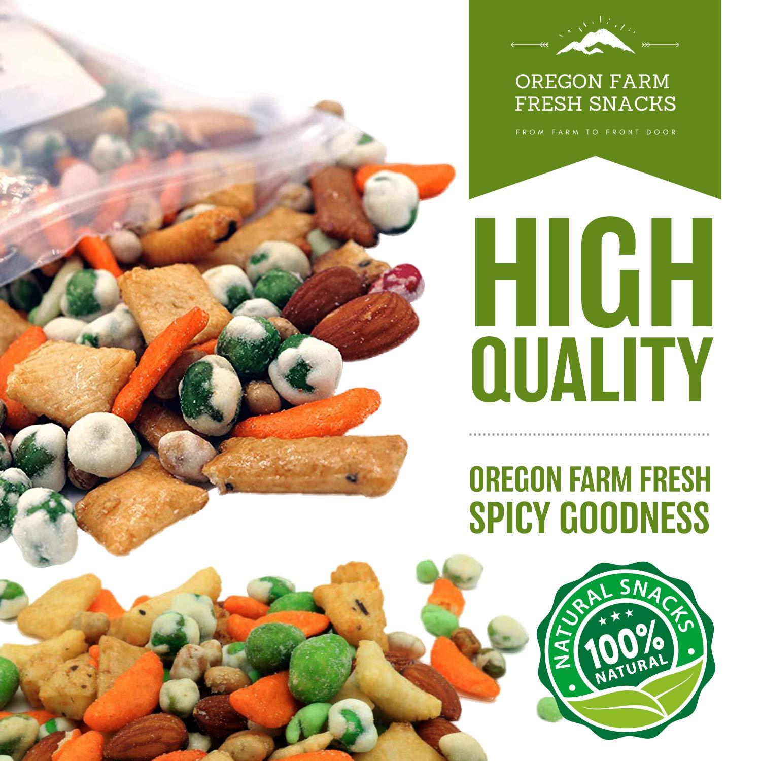 Oregon Farm Fresh Snacks Wasabi Pea Mix and Crackers - Locally Sourced ...