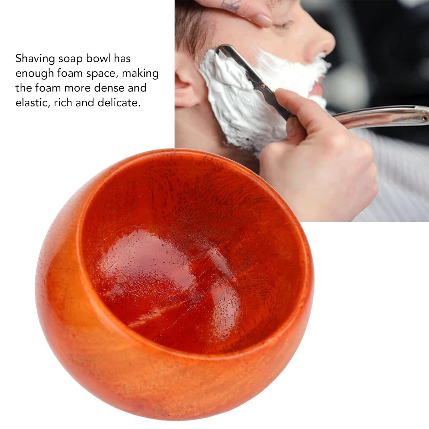 Handmade Wooden Shaving Soap Bowl - Portable & Eco-Friendly Razor ...