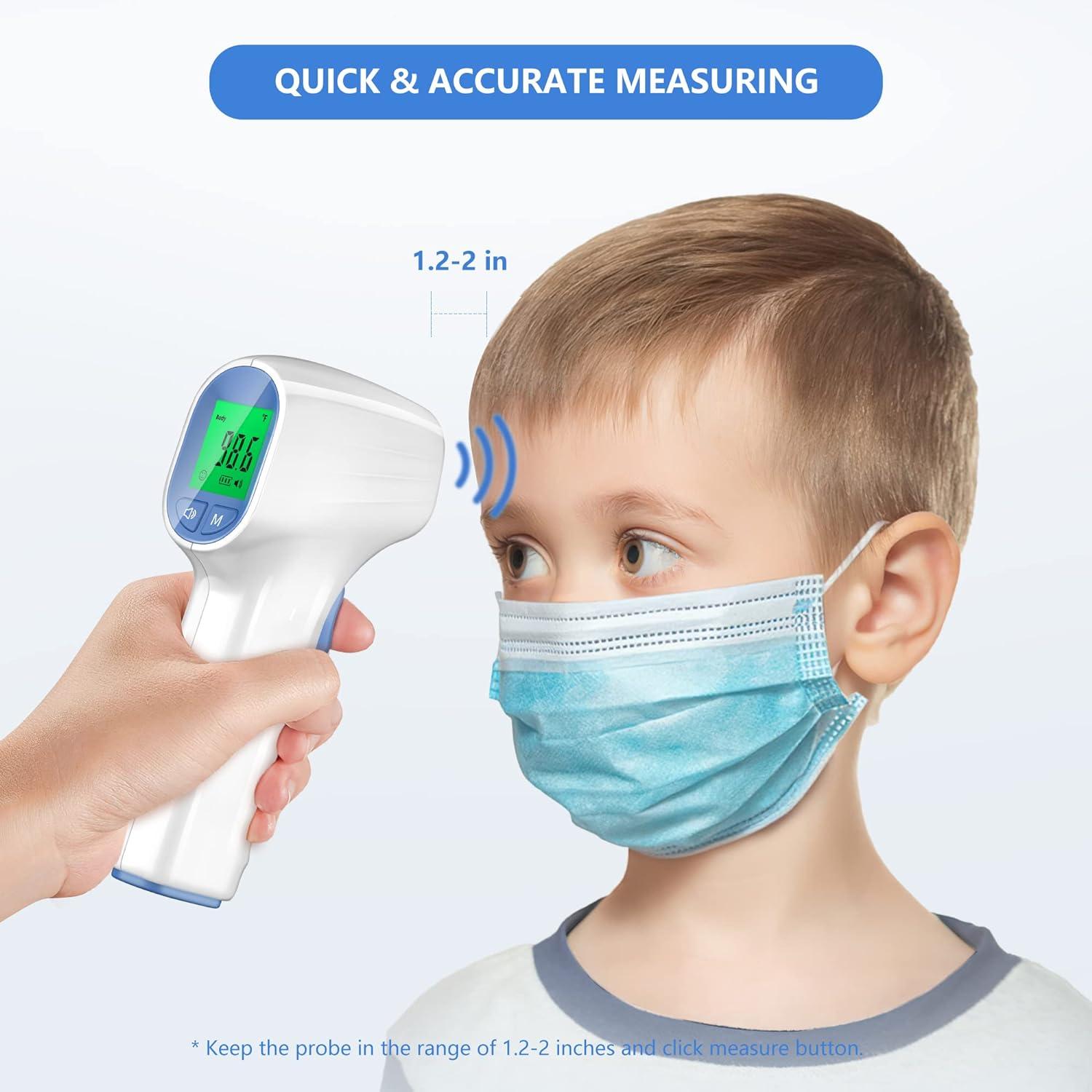 Touchless Forehead Thermometer for Adults and Kids Instant Accuracy ...