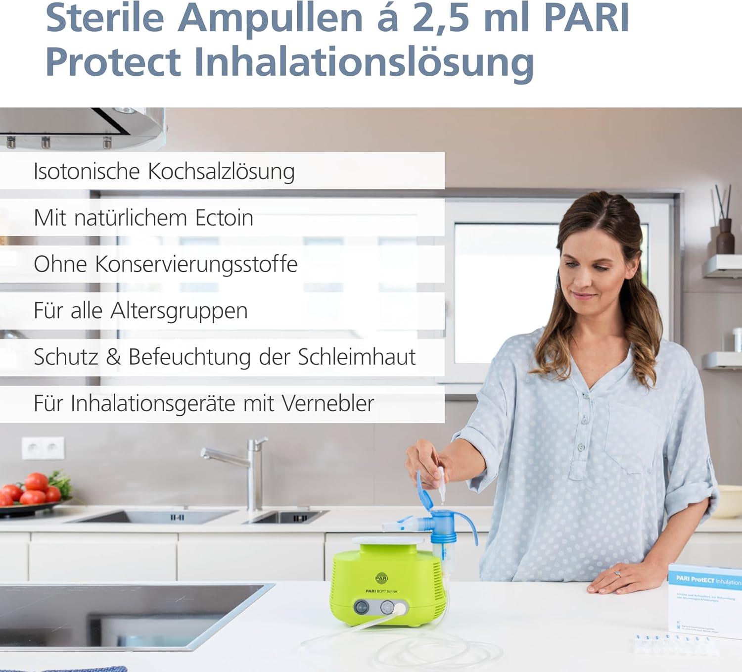 Pari Mucoclear Protect 3% NaCl Inhalation Solution - Sterile Hypertone ...