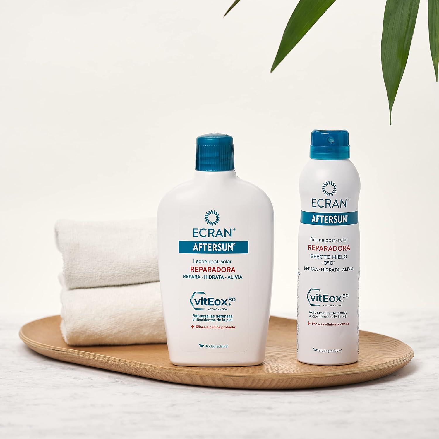 Ecran Aftersun Hydrating Repairing Milk 24H - Almond 400ml | Nourishing ...