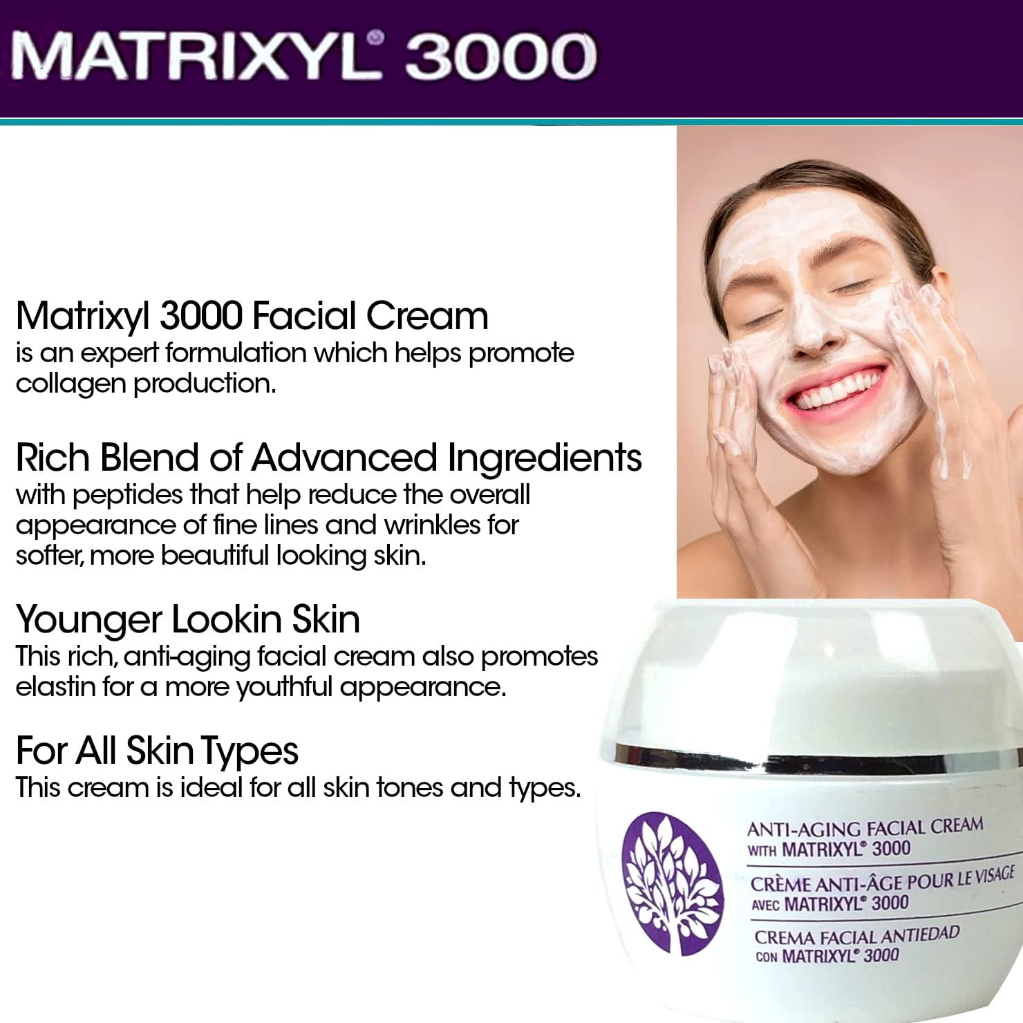 Matrixyl 3000 Facial Cream - 1.6 oz for Youthful Skin | Anti-Aging ...