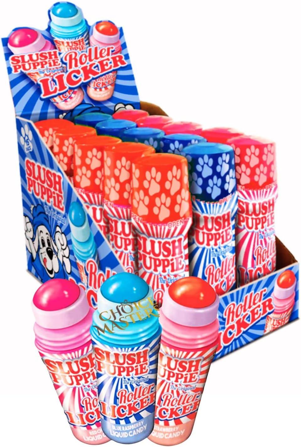 Slush Puppie Roller Licker - Strawberry Red Cherry and Blue Raspberry ...