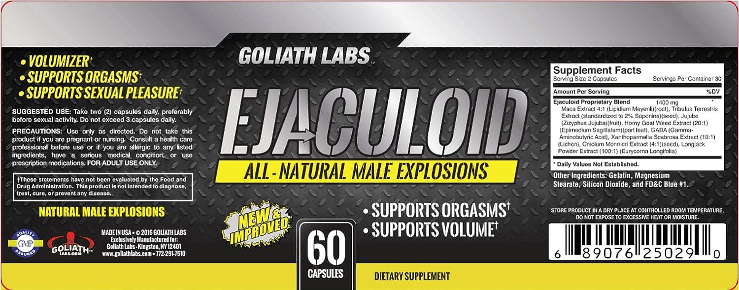 Goliath Labs Male Support Formula - Natural & Safe 120 Capsules | Buy ...