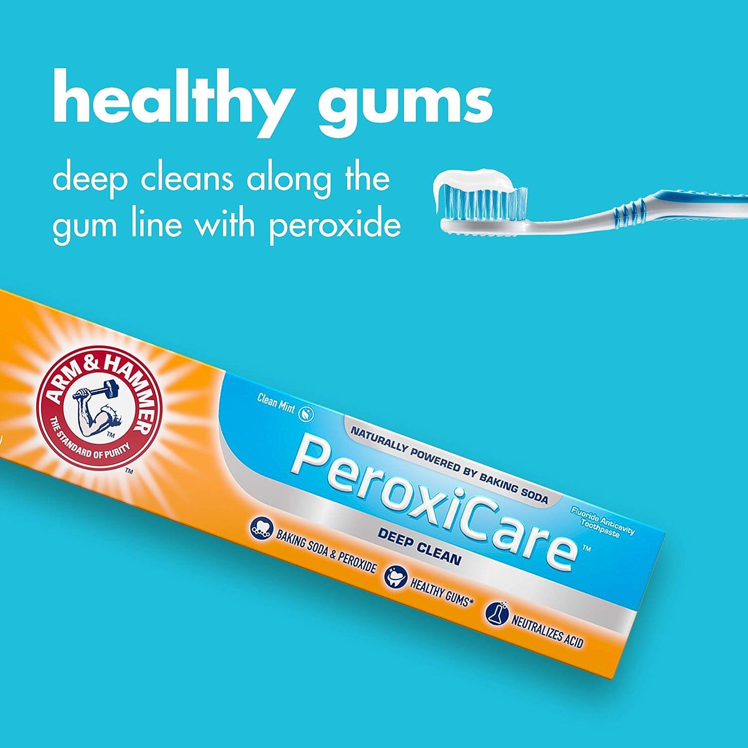 Arm & Hammer PeroxiCare Deep Clean Toothpaste 6 oz. - Effective ...
