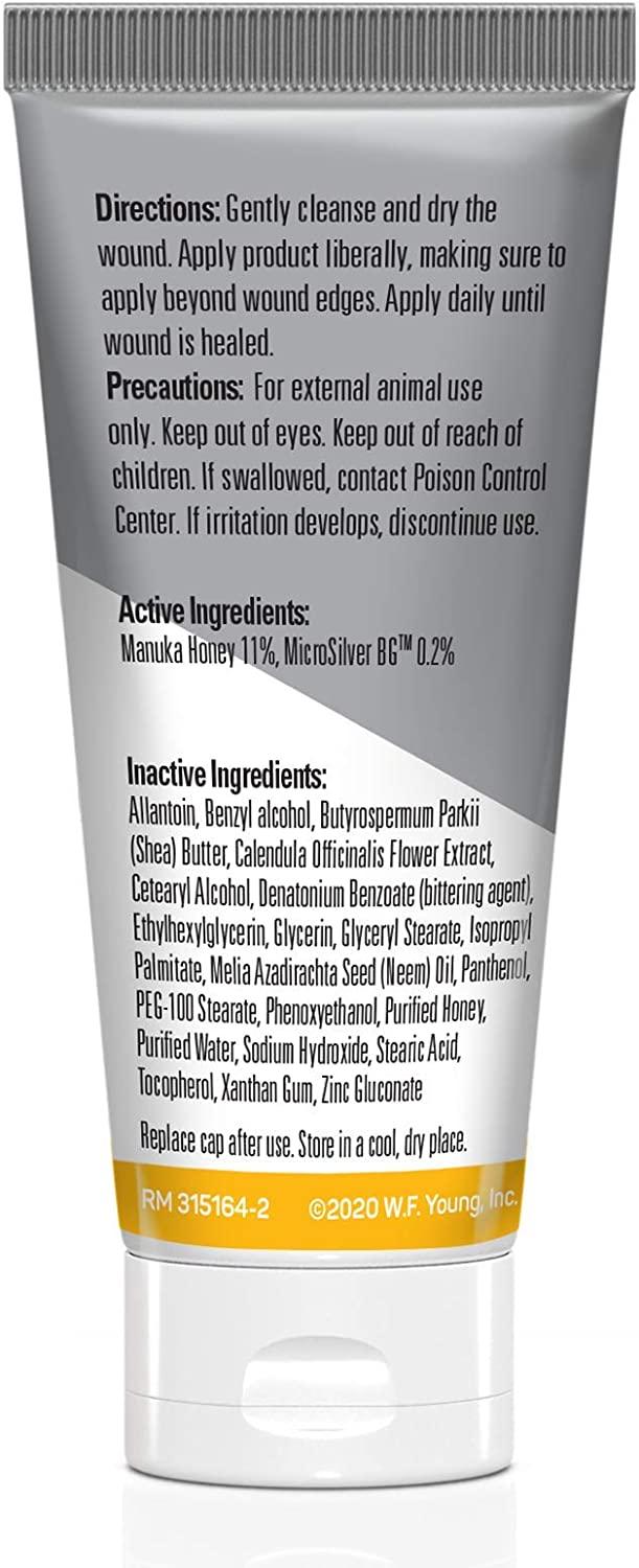 Absorbine Silver Honey Rapid Wound Repair Ointment 2oz Tube ...