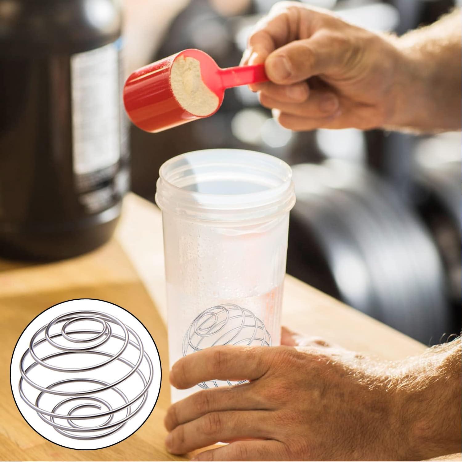6-Piece Protein Shaker Set with Mixing Ball | Fitness Shaker for ...