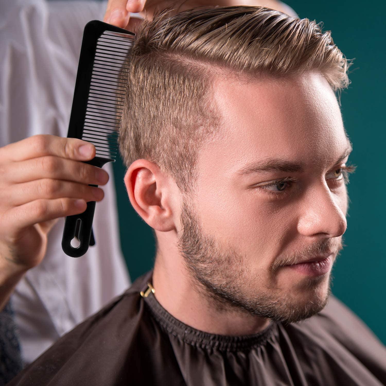 6 Pack Blending Comb Barber Combs 9 Inch Clipper Combs Flat Top Clipper ...