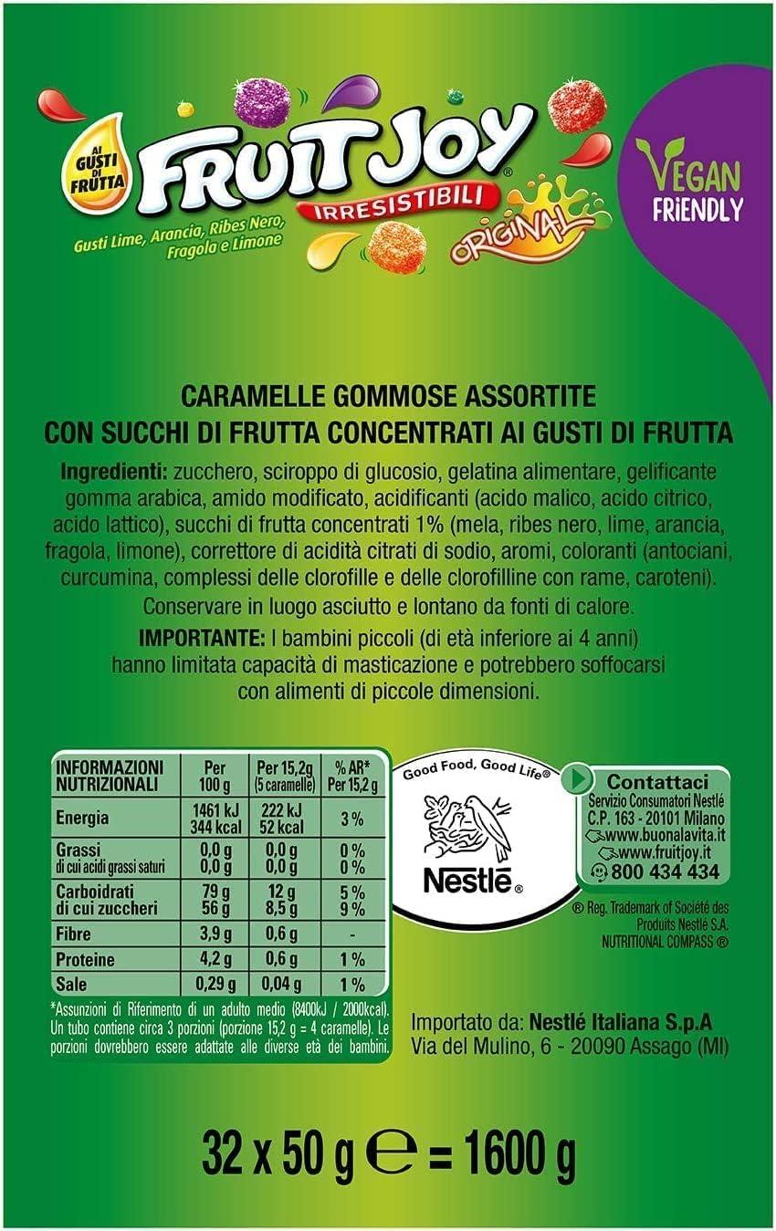 Nestl Fruit Joy Original Gummy Candy Vegan Friendly with Fruit Flavor ...