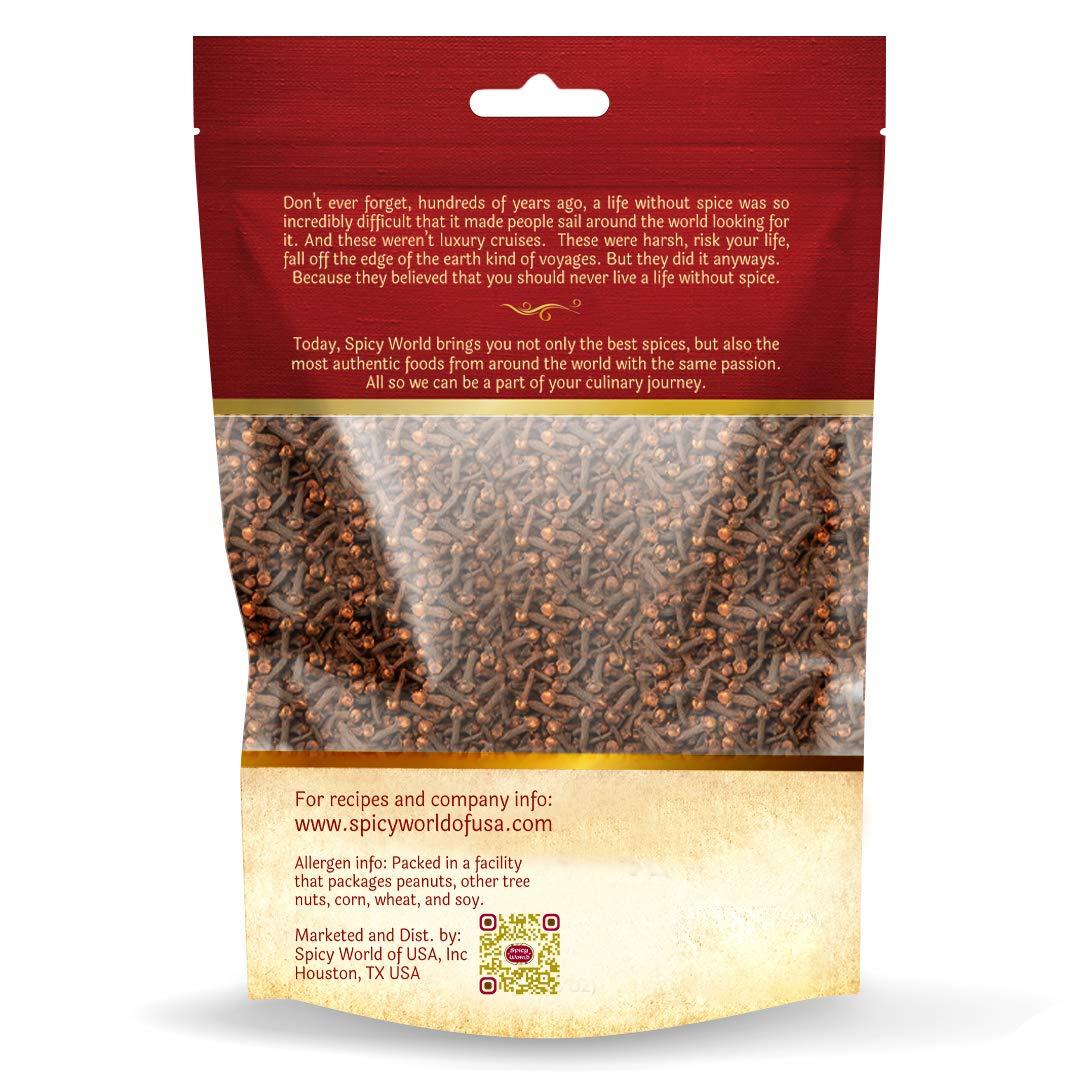 Spicy World Whole Cloves Bulk 14 Oz Bag - Ideal for Cooking, Tea ...