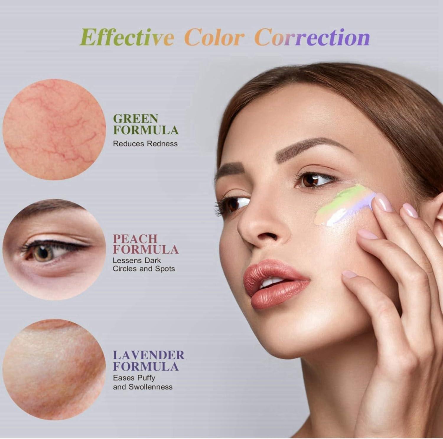 Color Correcting Primer for Redness & Sallowness | Pore Concealer & Oil ...