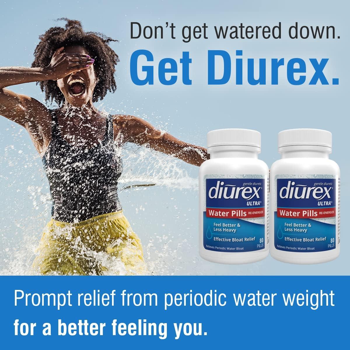 Diurex Ultra Re-Energizing Water Pills - Relieve Water Bloat and Feel ...