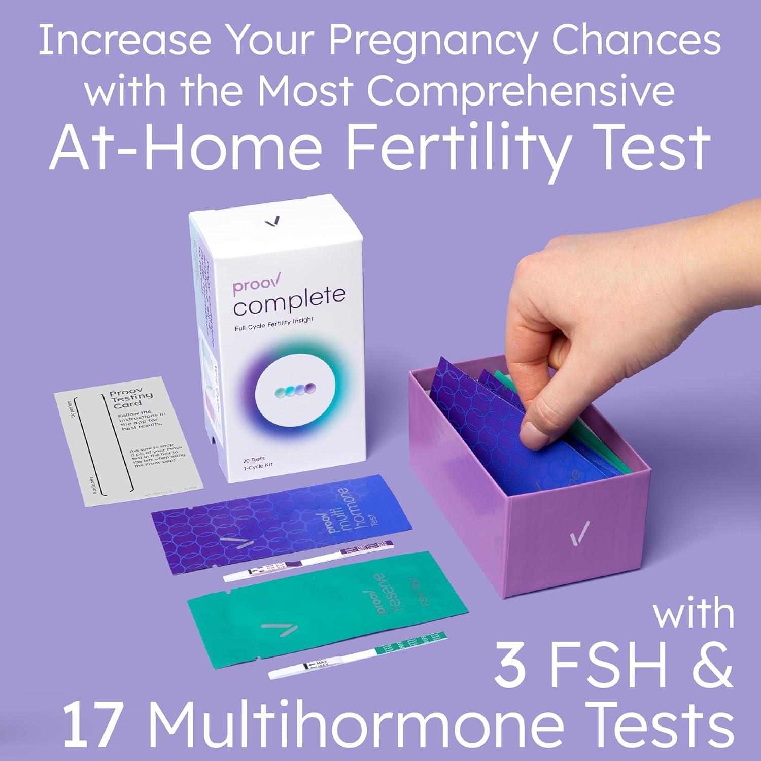 Proov Complete Fertility Testing System | At-Home Hormone Tests for ...