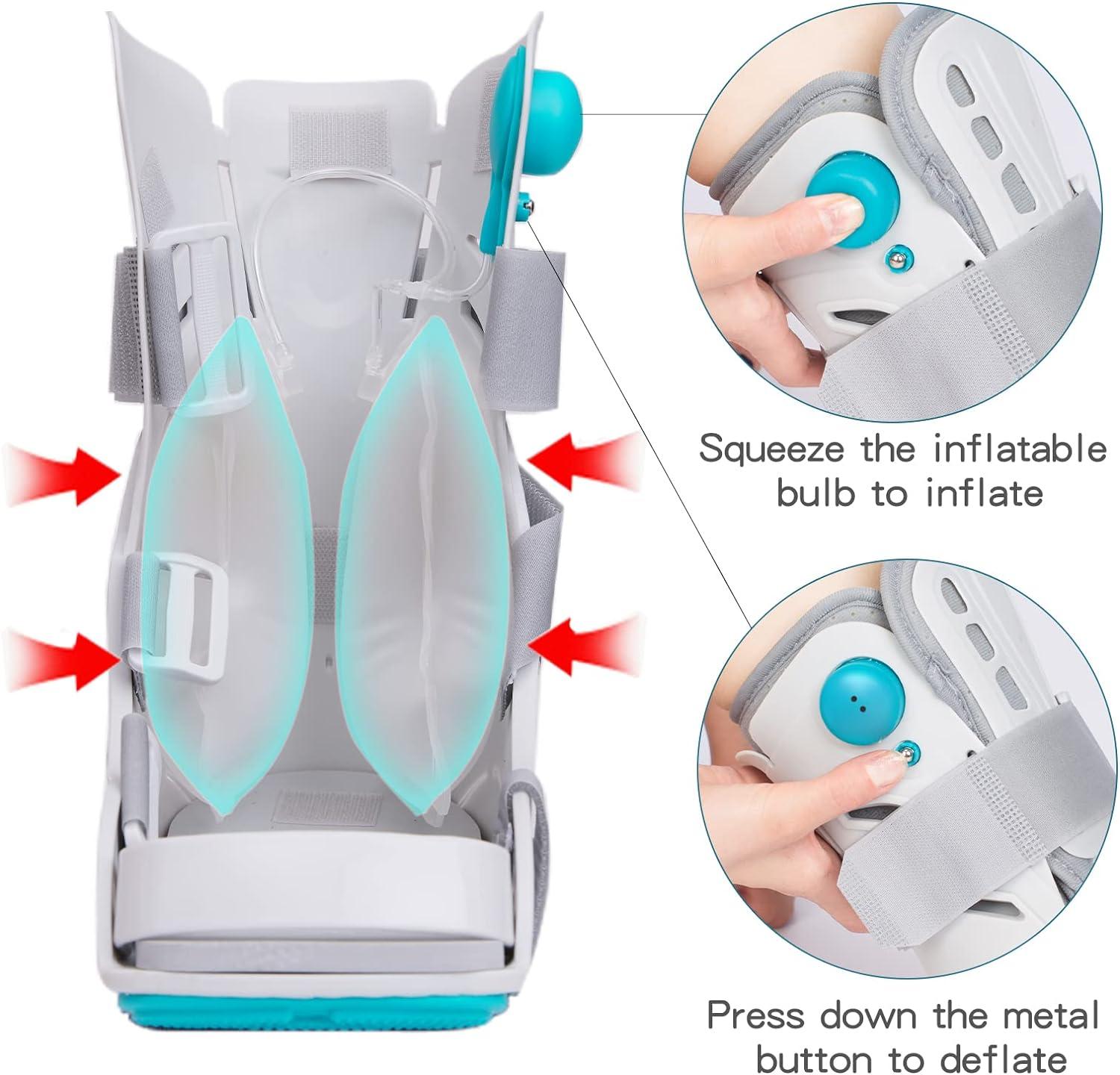 Medical Inflatable Walker Fracture Boot - Short Orthopedic Air Cast for ...