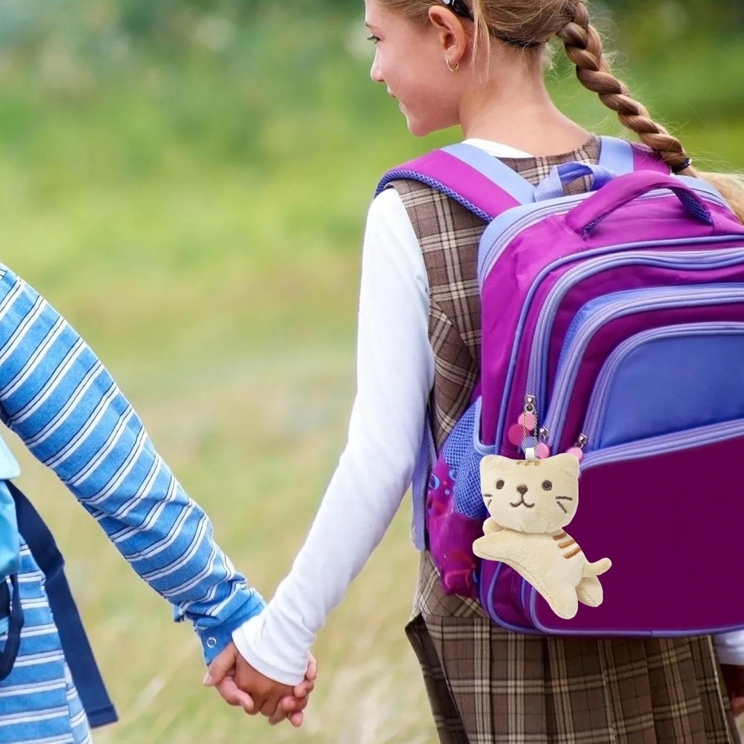 Buy Cuddly Mini Cat Plush Key Pendant | Soft Cartoon Doll Key Ring ...